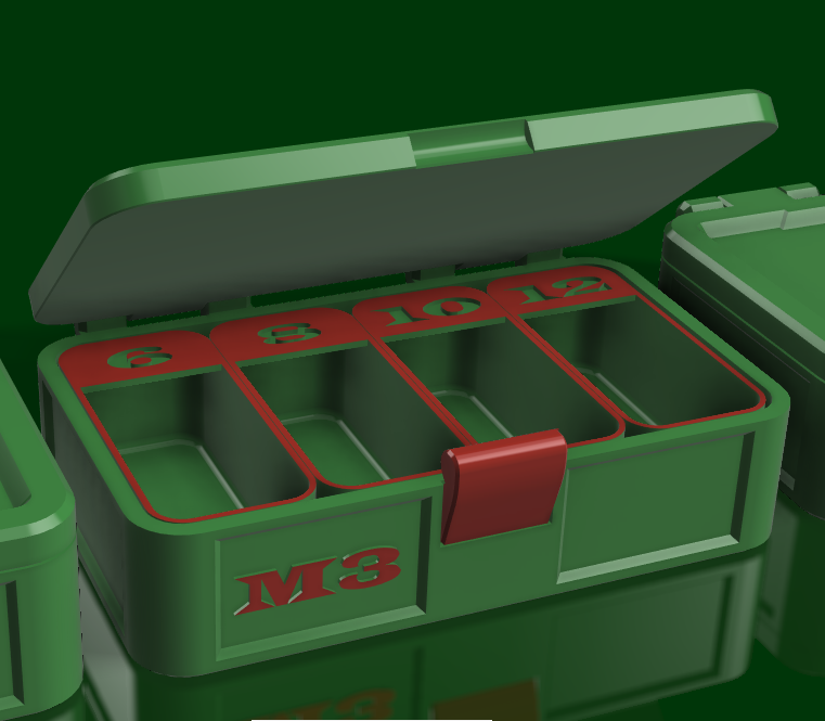 Storage/Sorting Box for Nuts, Bolts and More! (600 000 combinations) by ...