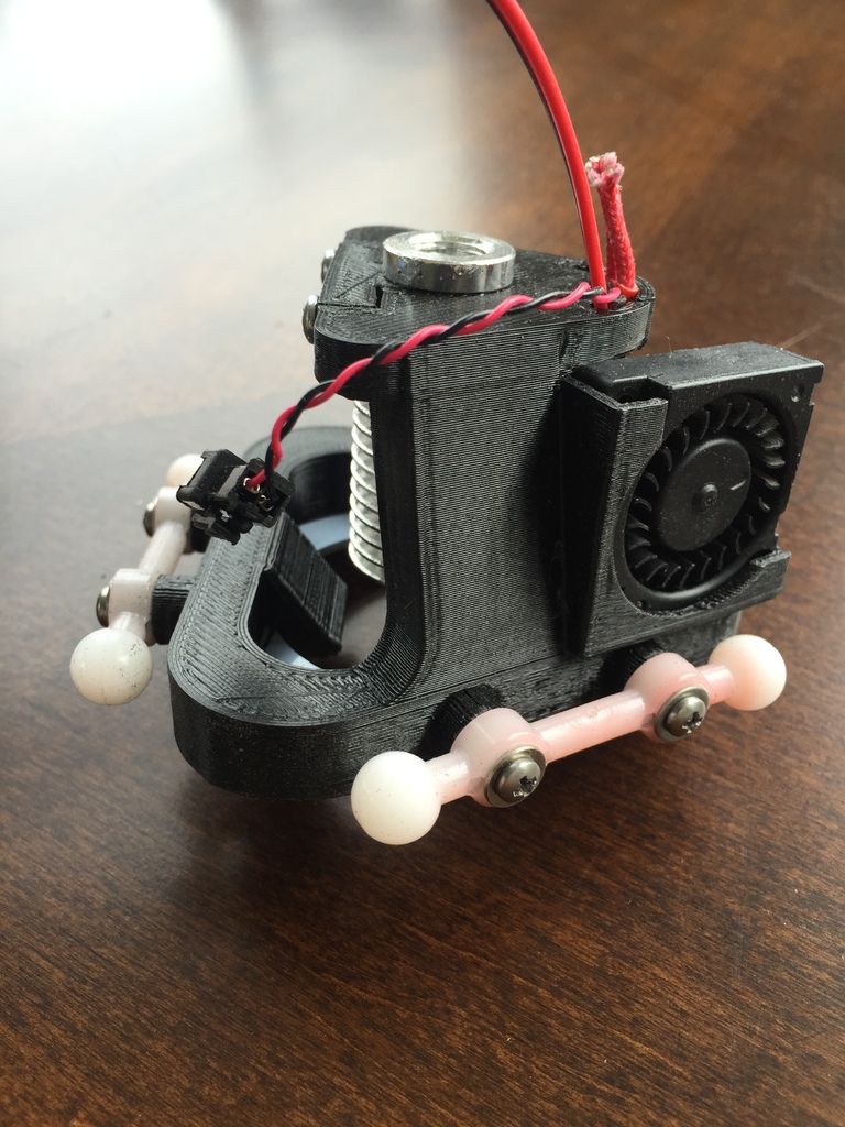 Rostock Max V2 E3D V6 Bowden LED Light Effector Platform by dbfrompw ...