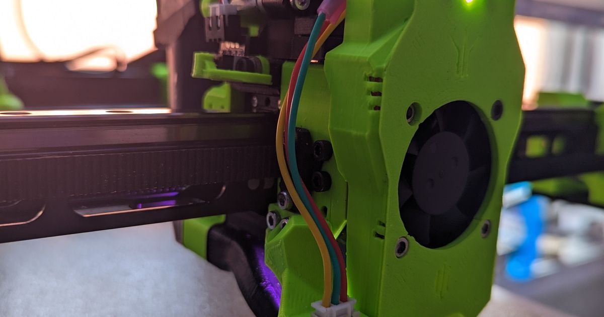 EVA 3 PCB Klicky Mount (Volcano Hotend) by BakedBean3D | Download free ...