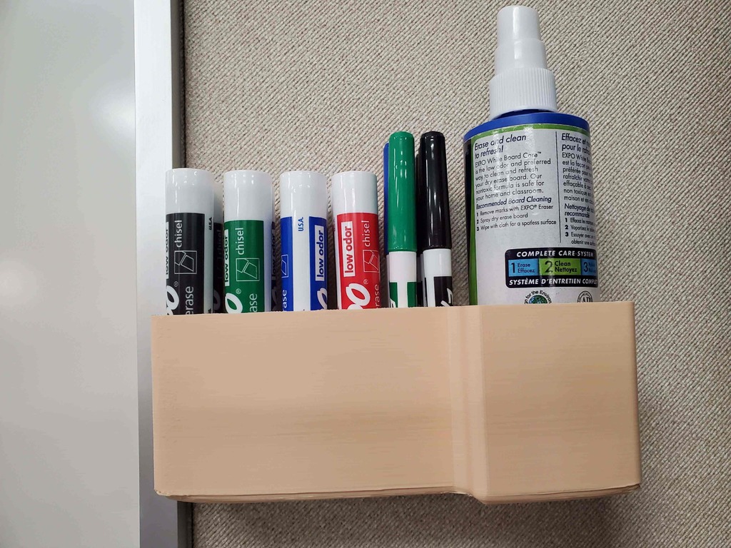 Dry Erase Marker Holder by Douglas Gebhart | Download free STL model ...