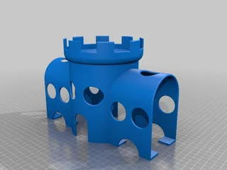 Castle Decor for Aquarium by Douglas Gebhart | Download free STL model ...