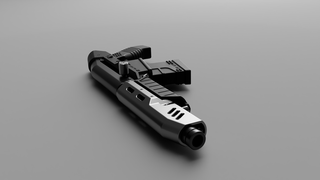 Militech Crusher - Cyberpunk 2077 Gun by tothelaunchbay | Download free ...