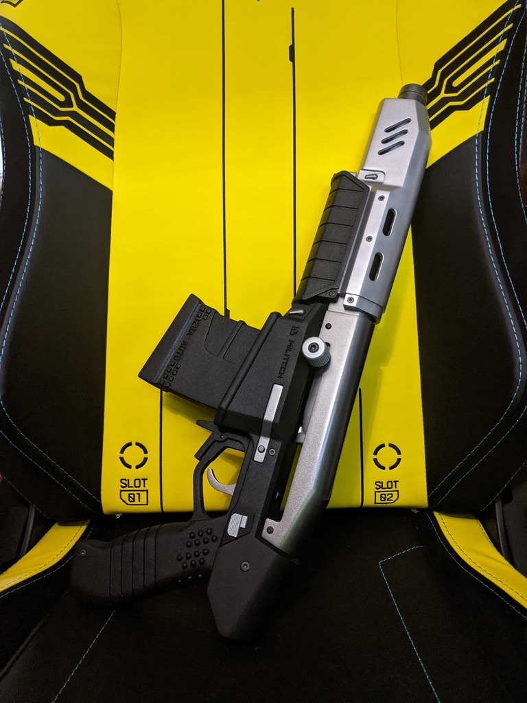 Militech Crusher - Cyberpunk 2077 Gun by tothelaunchbay | Download free ...