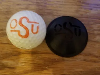 Golf Ball Marker by Evan | Download free STL model | Printables.com