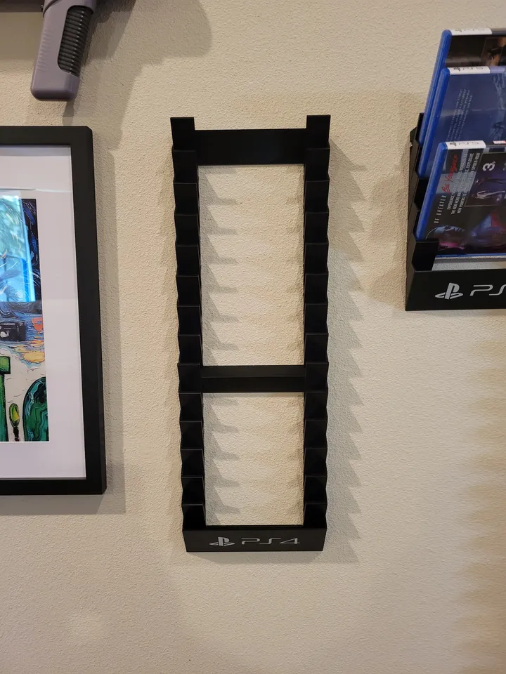Modular PS4 Games Wall Mount by Shabubu | Download free STL model ...