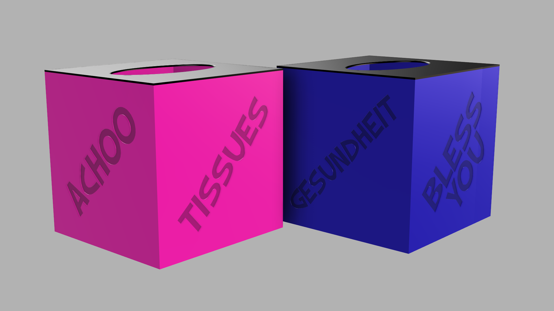 Sneezy quotes tissue box cover by Vector3dArt | Download free STL model ...