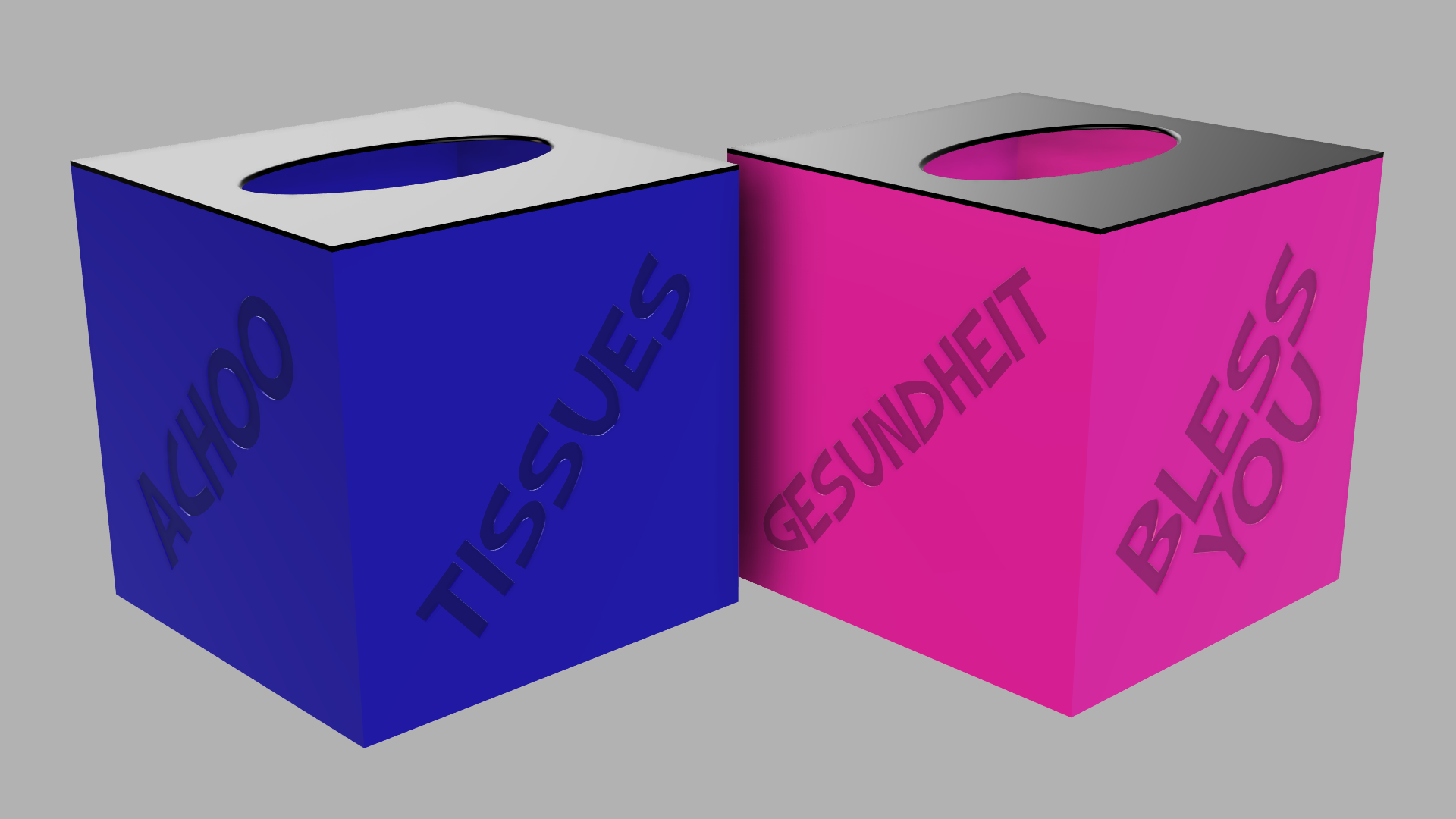 Sneezy quotes tissue box cover by Vector3dArt | Download free STL model ...