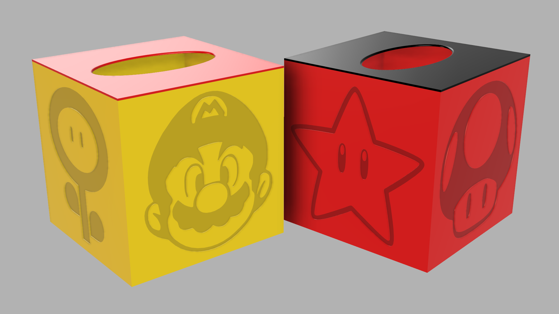 Mario themed tissue box cover by Vector3dArt | Download free STL model ...