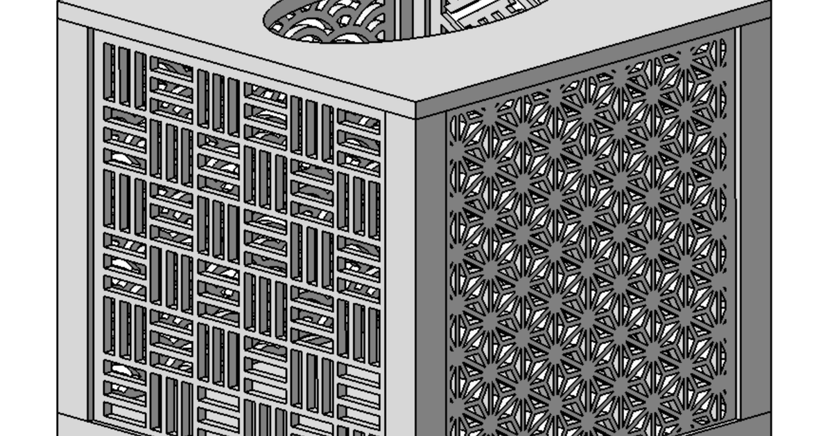 Assembled Tissue Box with Japanese pattern (with special benefits) by ...