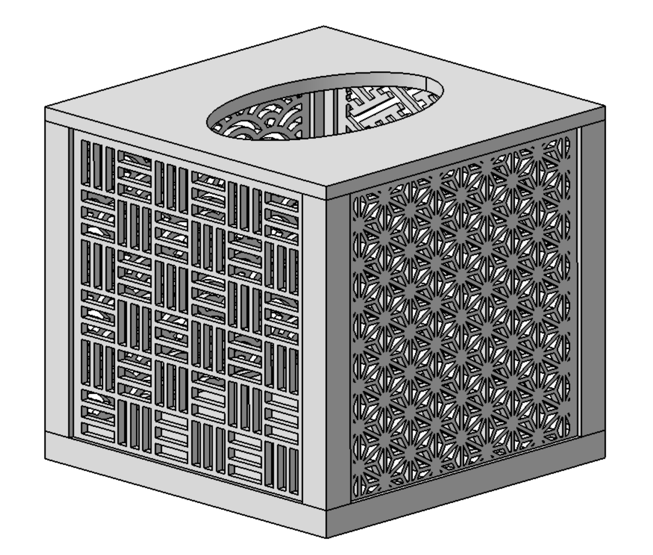 Assembled Tissue Box with Japanese pattern (with special benefits) by ...