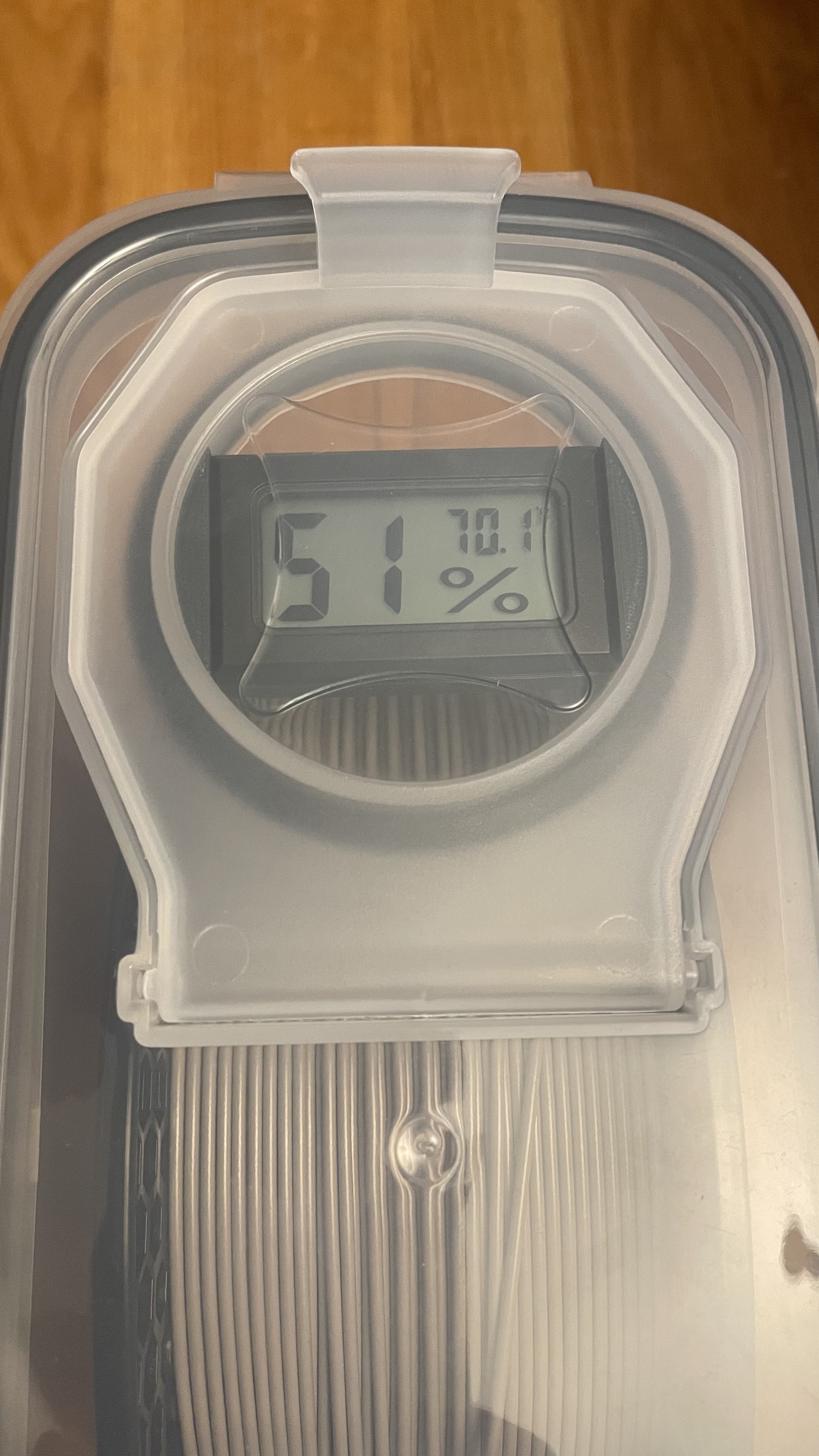 Drybox Hygrometer Mount by NickyD20 | Download free STL model ...