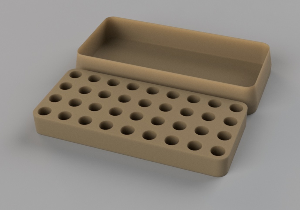 Parametric Nozzle Storage Box (V6 & MK8) by Theguffy1990 | Download ...