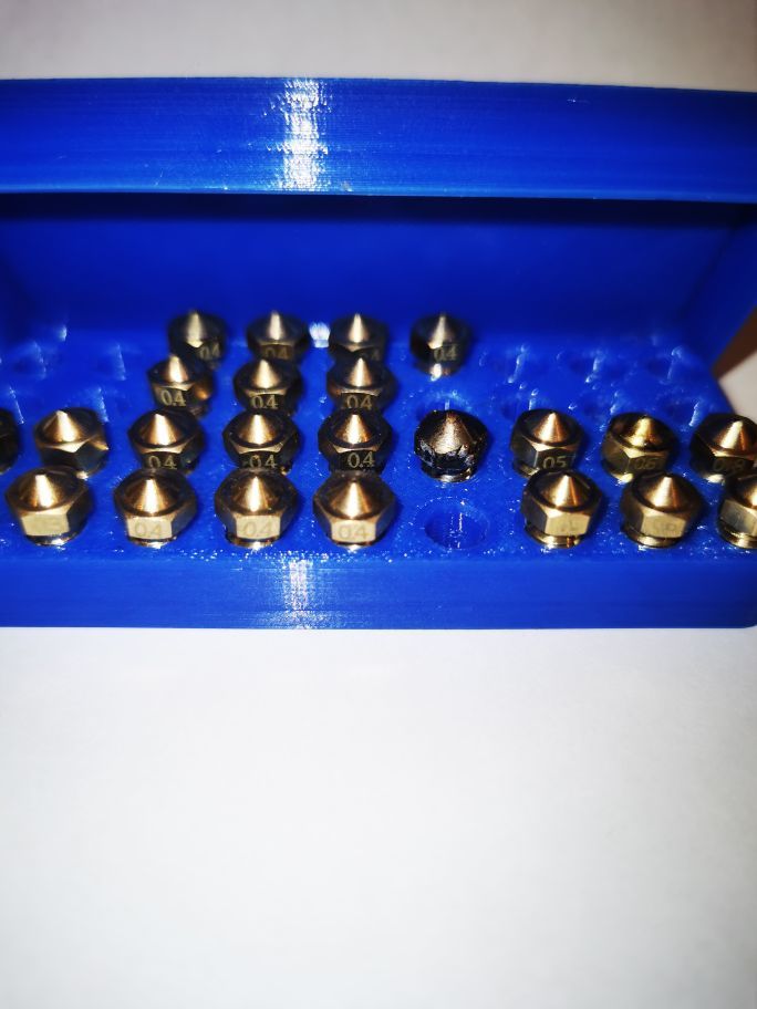 Parametric Nozzle Storage Box (V6 & MK8) by Theguffy1990 | Download ...