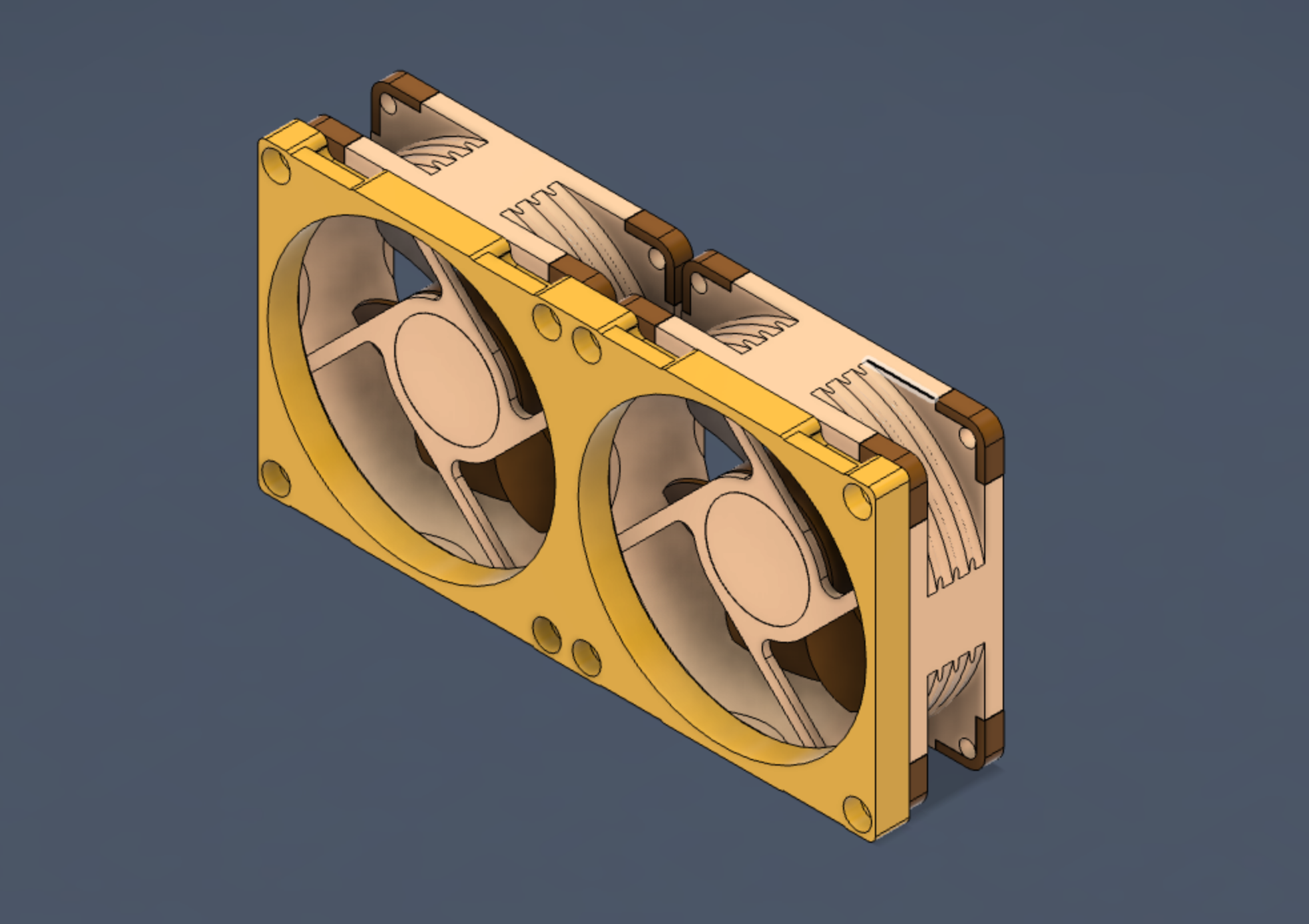 Dual 80mm Noctua Rear Fan Adapter for Chenbro RM42200 by pixelwave ...