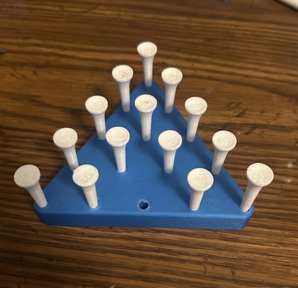 Magnetic Peg Game / Peg Solitaire by Yung Lysol | Download free STL ...