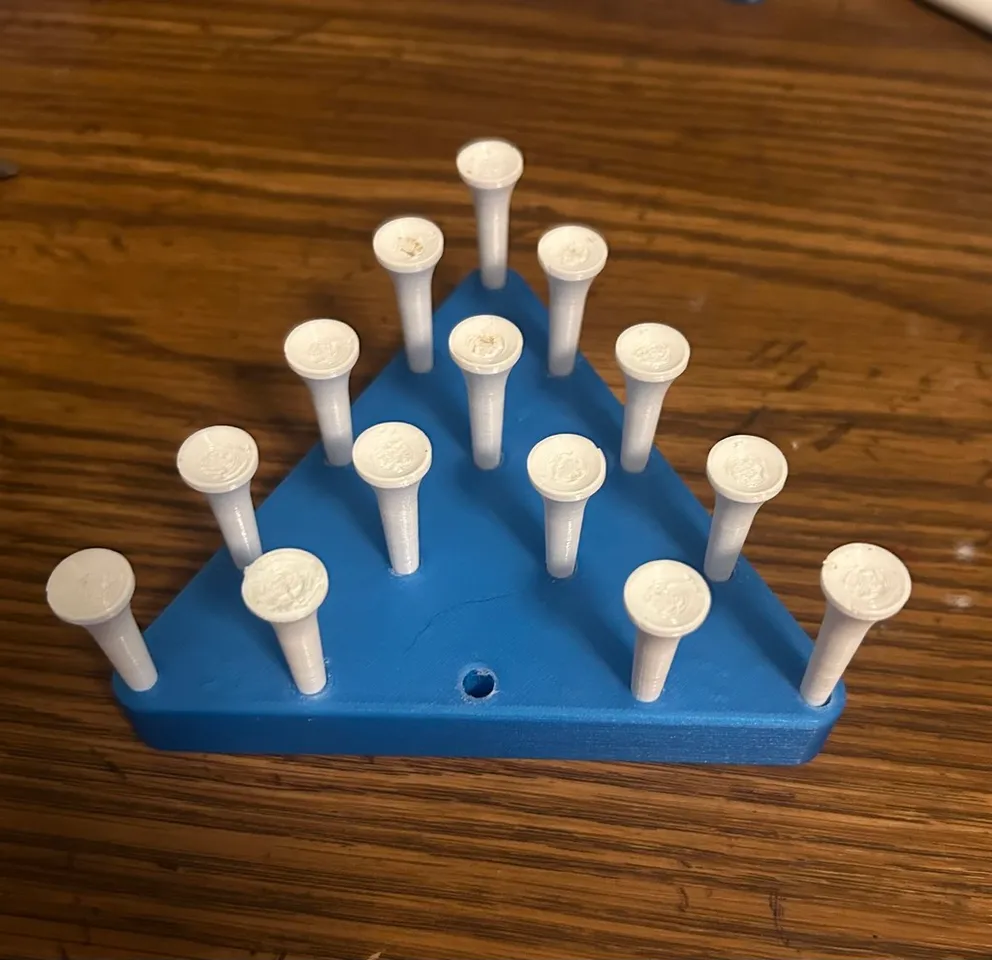 Magnetic Peg Game / Peg Solitaire by Yung Lysol | Download free STL ...