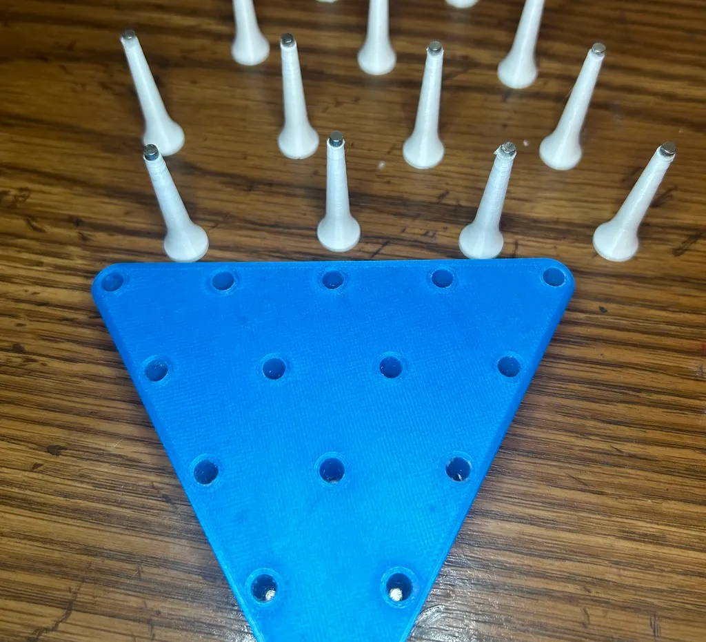 Magnetic Peg Game / Peg Solitaire by Yung Lysol | Download free STL ...