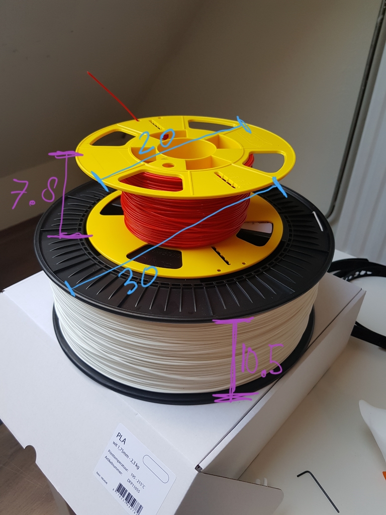 Large spool holder 2,3kg by FrankkieNL | Download free STL model ...