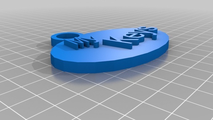 Customizable KeyChain (OpenSCAD) by FrankkieNL | Download free STL model | Printables.com
