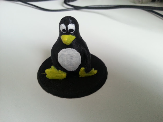 Tux the Linux Penguin statue by FrankkieNL | Download free STL model ...
