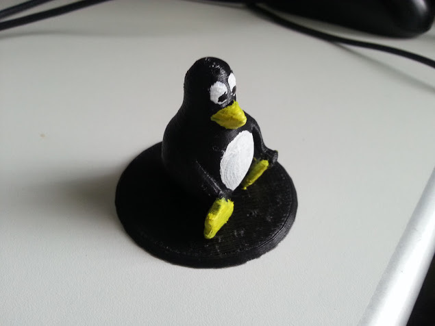 Tux the Linux Penguin statue by FrankkieNL | Download free STL model ...