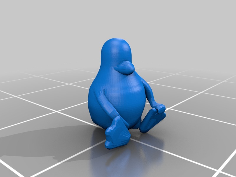 Tux the Linux Penguin statue by FrankkieNL | Download free STL model ...