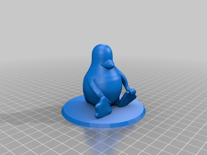 Tux the Linux Penguin statue by FrankkieNL | Download free STL model ...