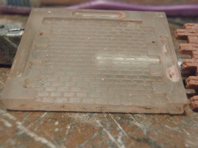 SCALEPRINT LINKA COMPATIBLE DOUBLE SIDED BRICK TILE MOULD 00/HO by ...