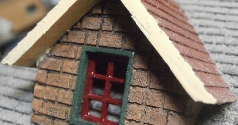 SCALEPRINT RD-11 STONE DORMER FOR 45 DEGREE ROOF 00/HO SCALE by ...