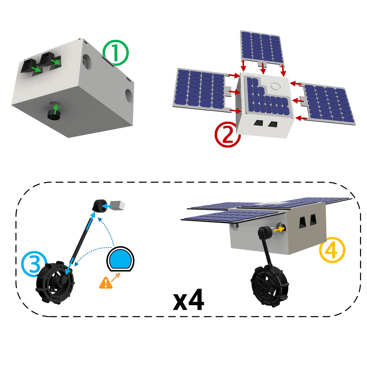 MMX "IDEFIX" Phobos Rover 1:10 model by space_valentin | Download free ...