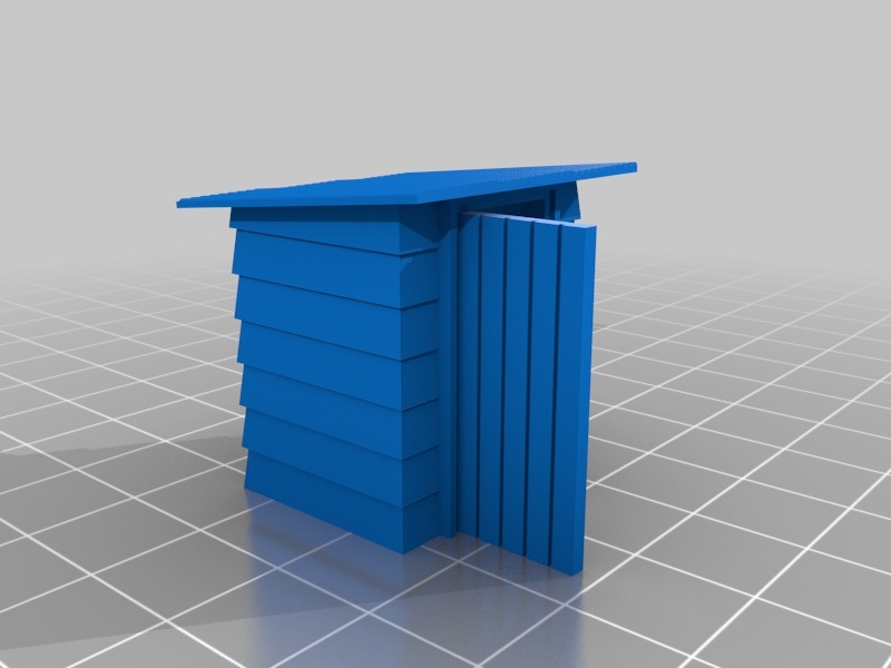SCALEPRINT GARDEN SHED 00/HO SCALE by TIMBOLOGIST | Download free STL ...