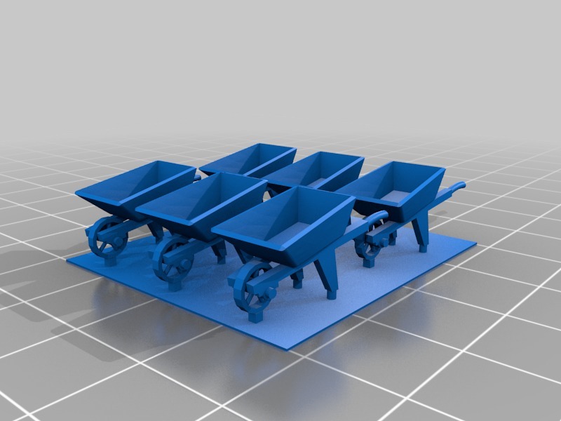 SCALEPRINT WHEELBARROW AND WHEELBARROW MAN 00 HO SCALE par TIMBOLOGIST ...