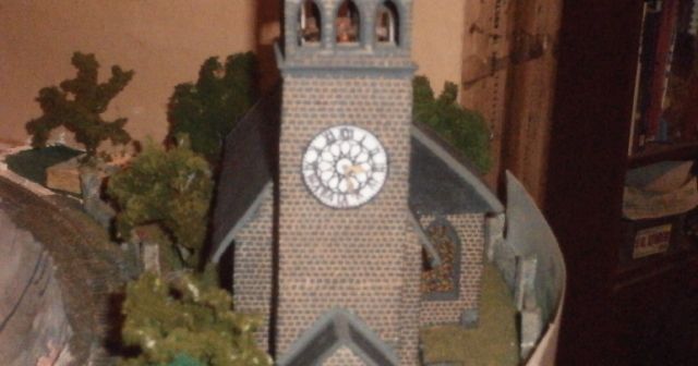 SCALEPRINT St Trinians Church part 3 the bells and bell frames 00 ho ...