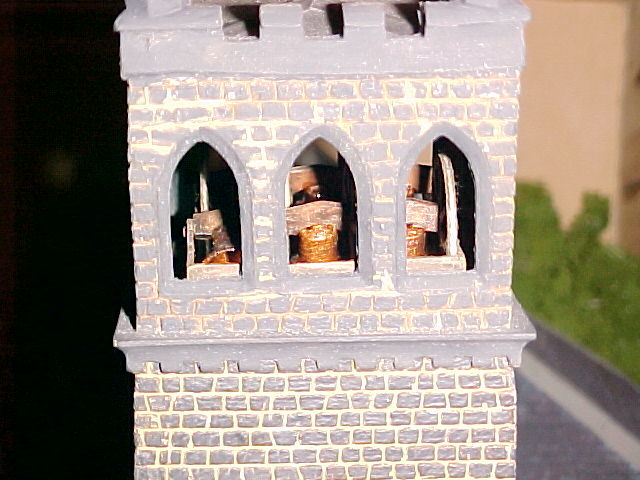 SCALEPRINT St Trinians Church part 3 the bells and bell frames 00 ho ...