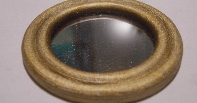 SCALEPRINT 1:12 SCALE ROUND MIRROR FRAMES DOLLS HOUSE by TIMBOLOGIST ...