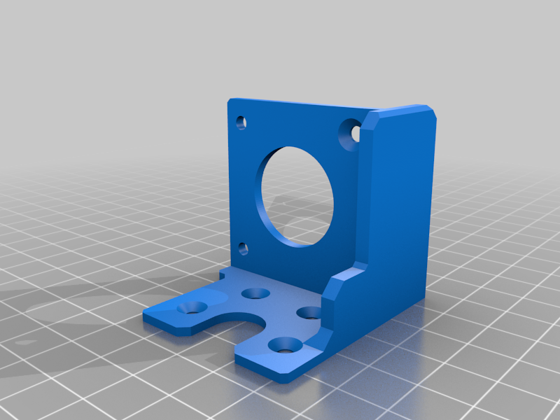ZAV3D BMG Direct extruder mount by AmiHamster | Download free STL model ...