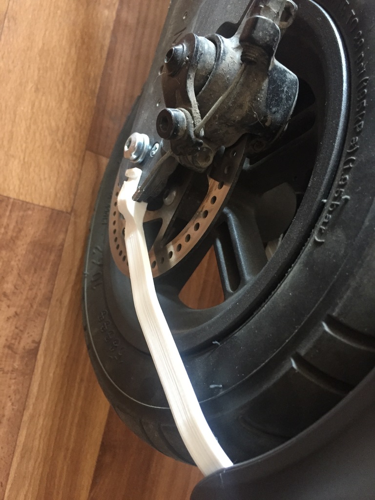 Xiaomi M365 back fender support for 10 inch tires. by AmiHamster ...