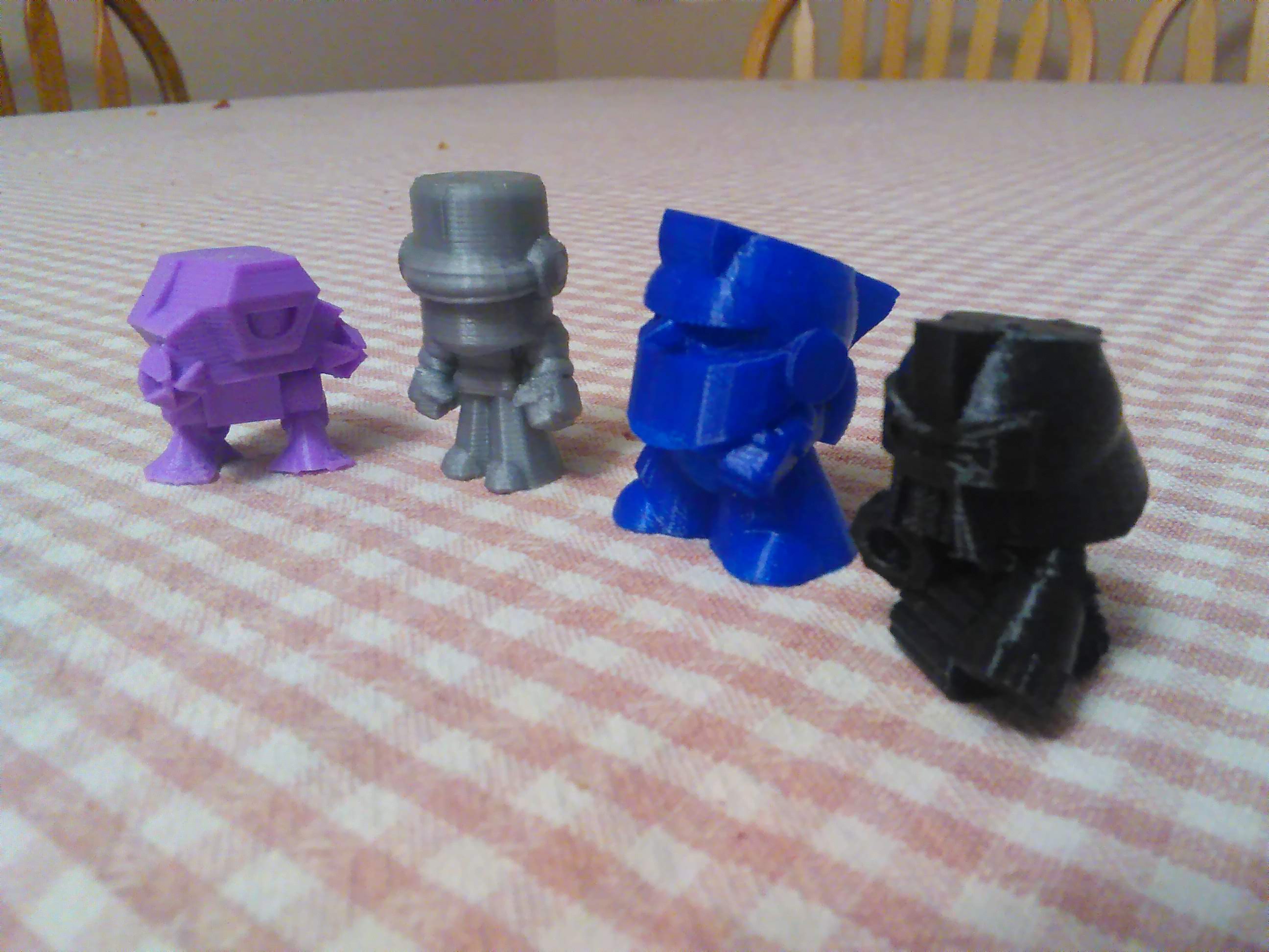 Chibi Robots by 3D Printing Professor | Download free STL model ...