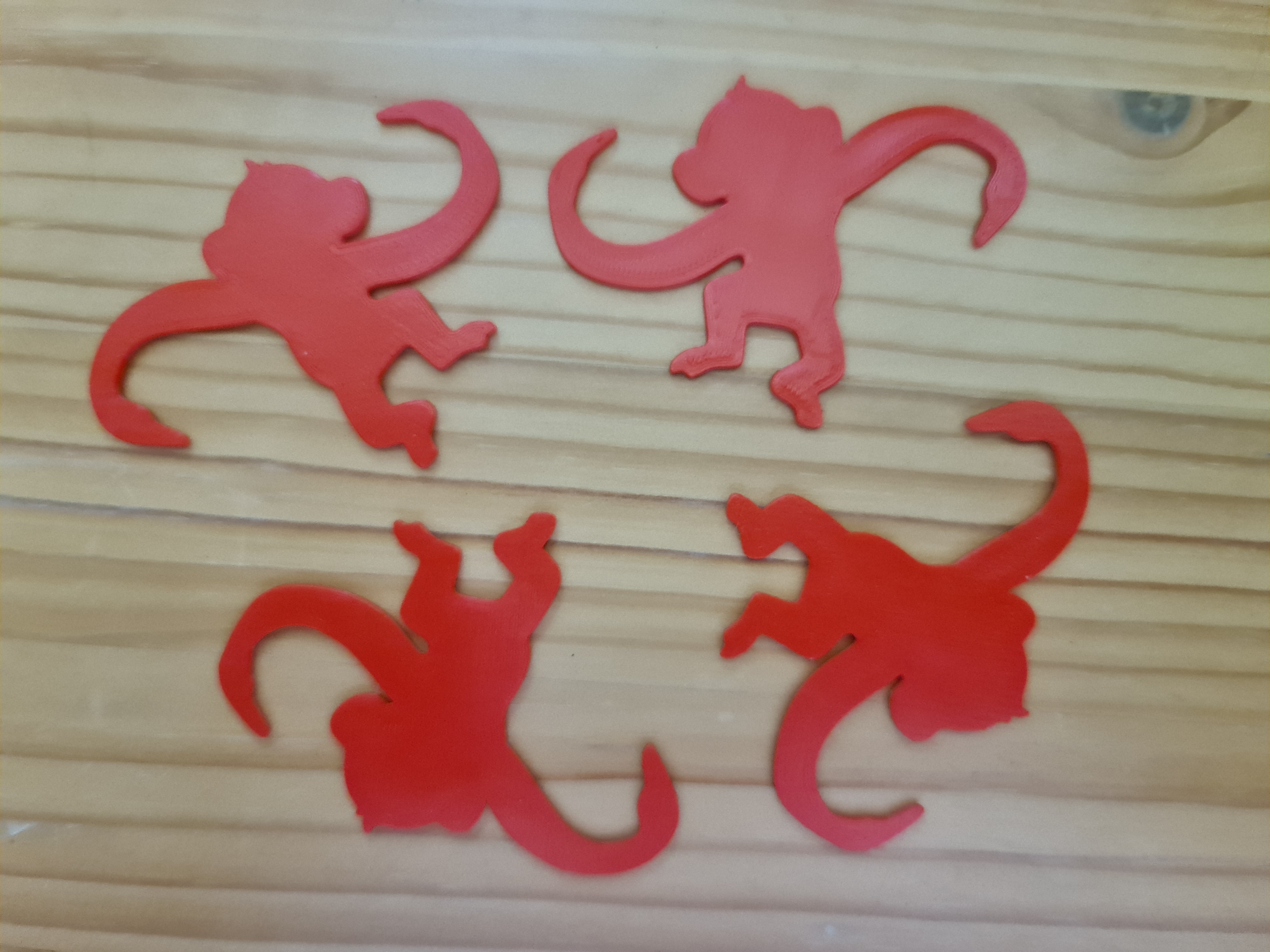 Plain Barrel Monkey S-hooks by MaryPot | Download free STL model ...