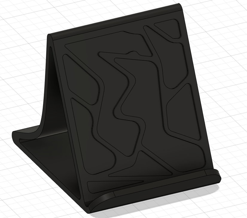 Phone Holder Abstract by Wissencat | Download free STL model ...