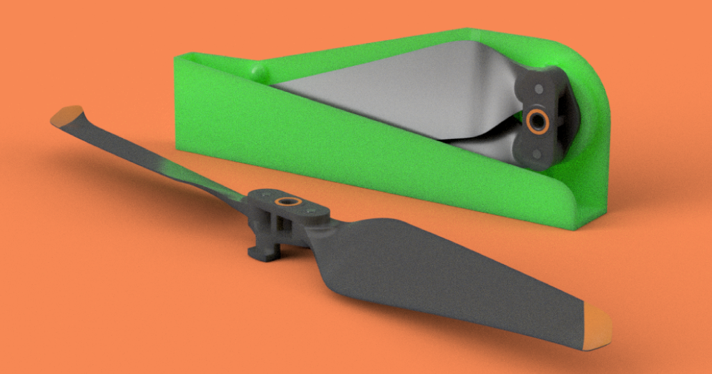 Air 2S Propeller Case by imakething | Download free STL model ...