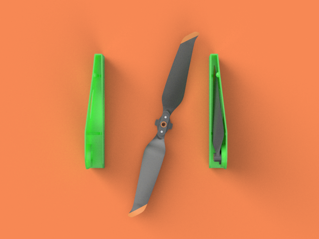 Air 2S Propeller Case by imakething | Download free STL model ...