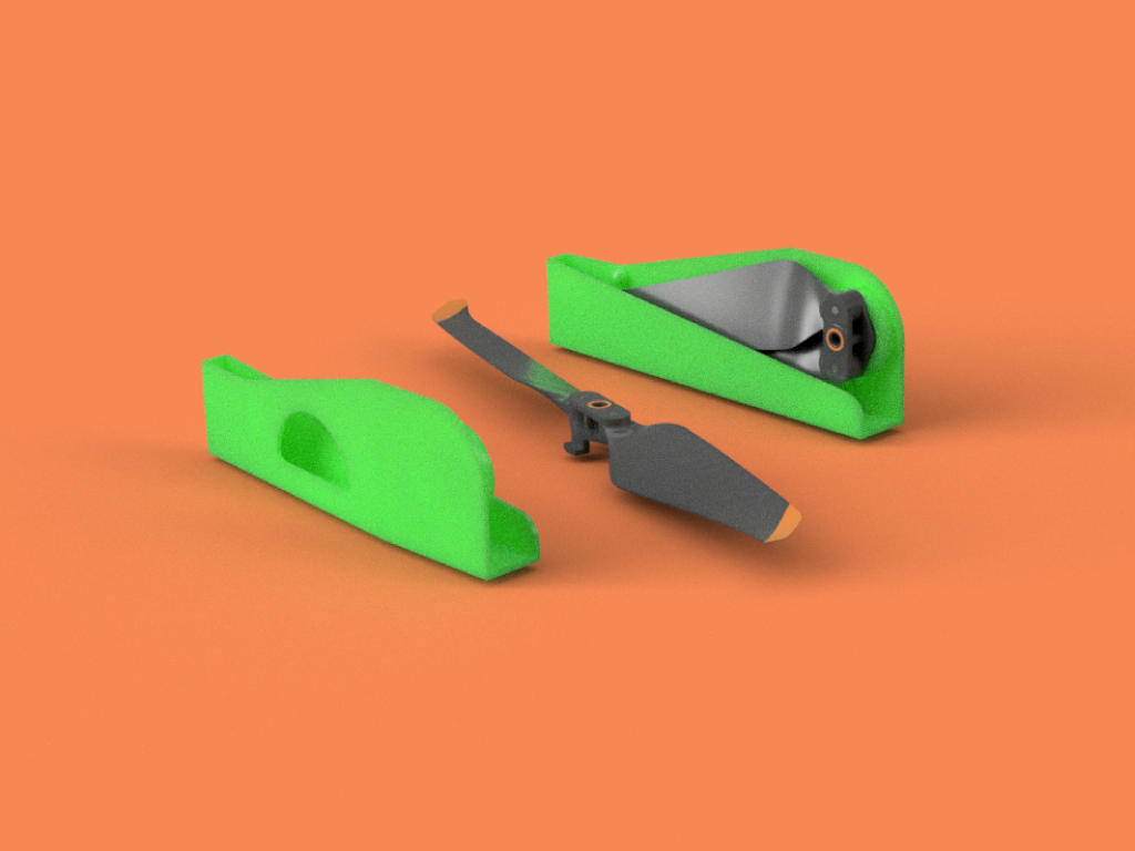 Air 2S Propeller Case by imakething | Download free STL model ...