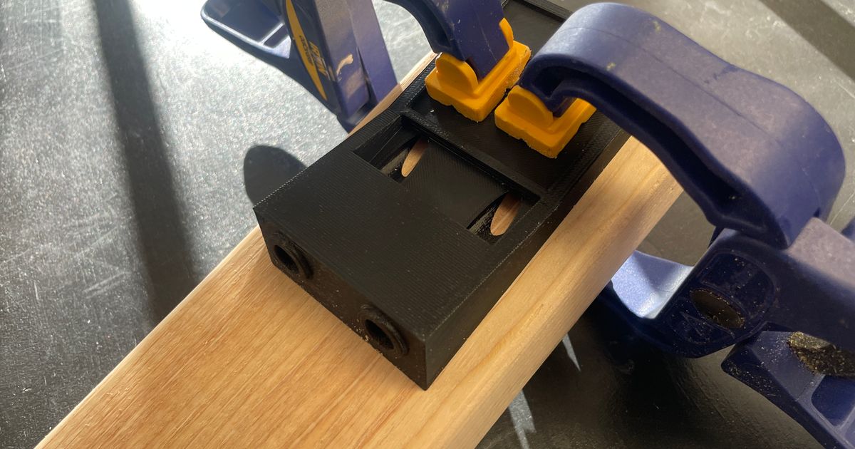 Pocket Joint Hole Jig by stemwise | Download free STL model ...