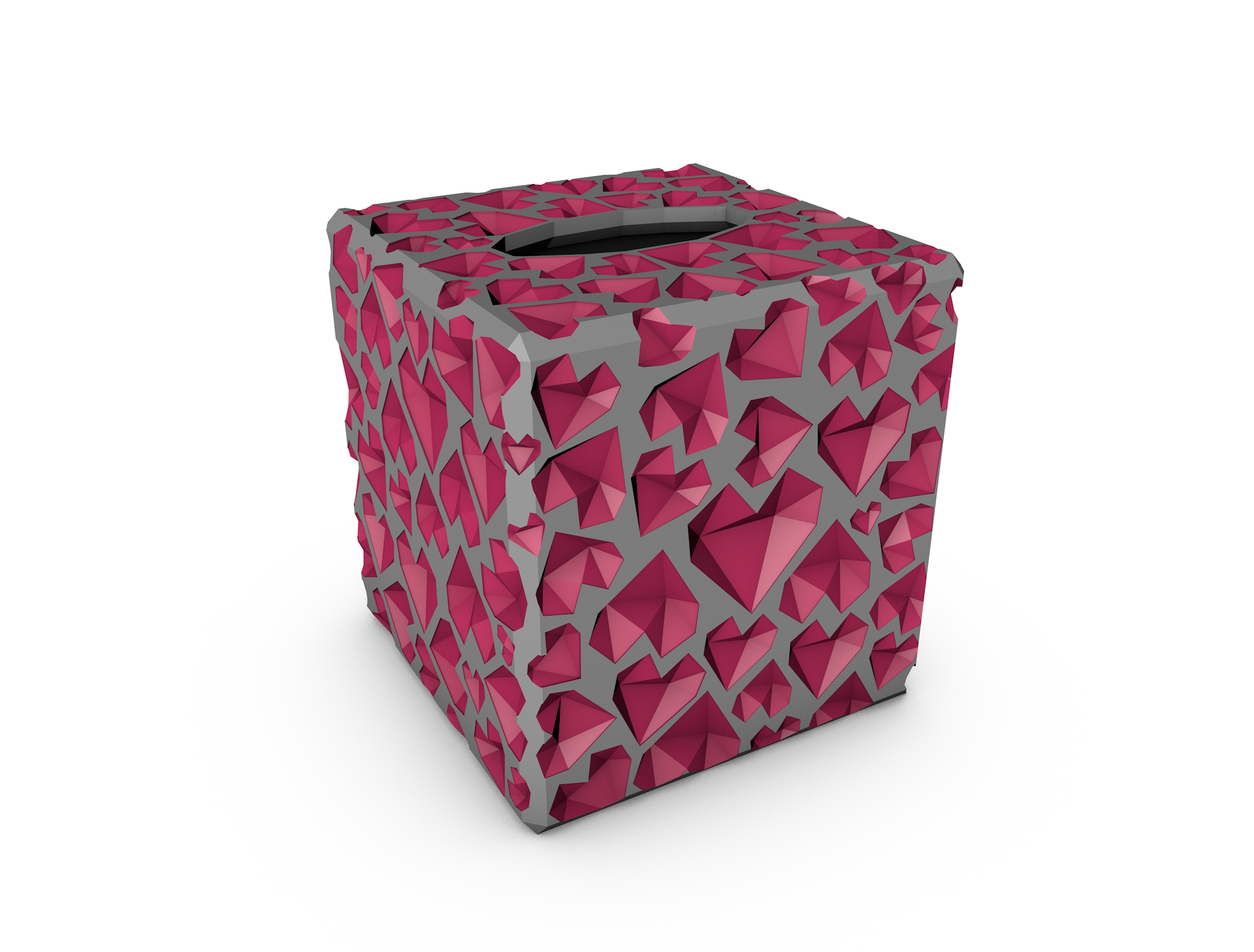 Heart tissue box by Kocyns | Download free STL model | Printables.com