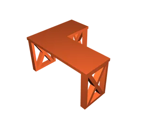 Mini Desk by Eman | Download free STL model | Printables.com