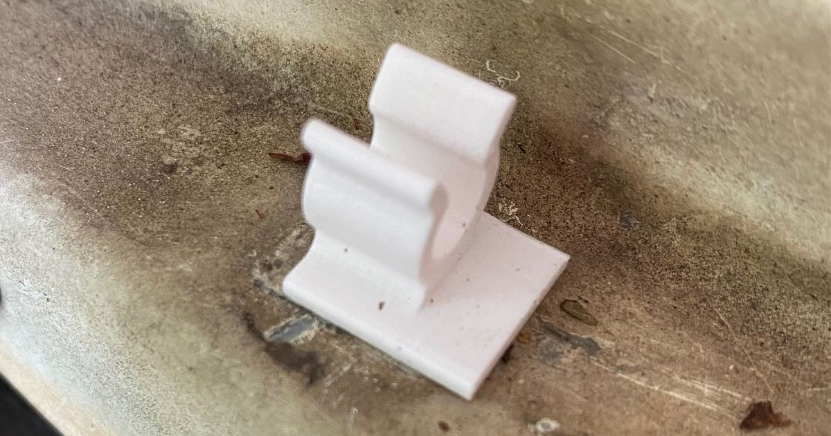 Auto Hood Prop Rod Clip by Chris336 | Download free STL model ...