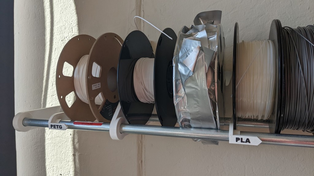 Filament Spool Storage Rack by Eric Anastas | Download free STL model ...