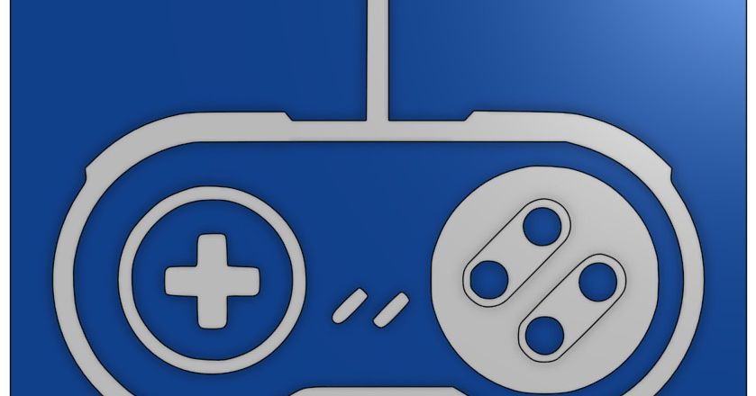 Snes controll frame by Shintaro | Download free STL model | Printables.com