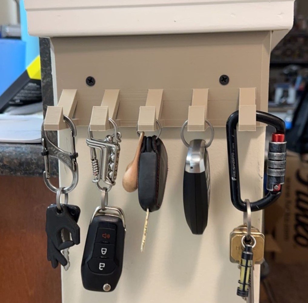 2 Simple Key Racks by LocallyPrint3D | Download free STL model ...